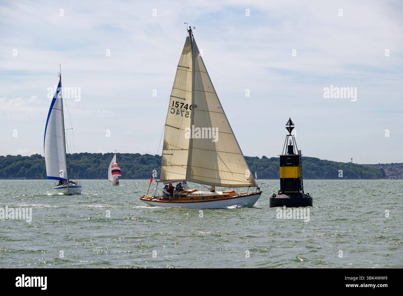 Built in 1953 Classic Sailing Yacht Sally of Kames Sail Number 1574C ...