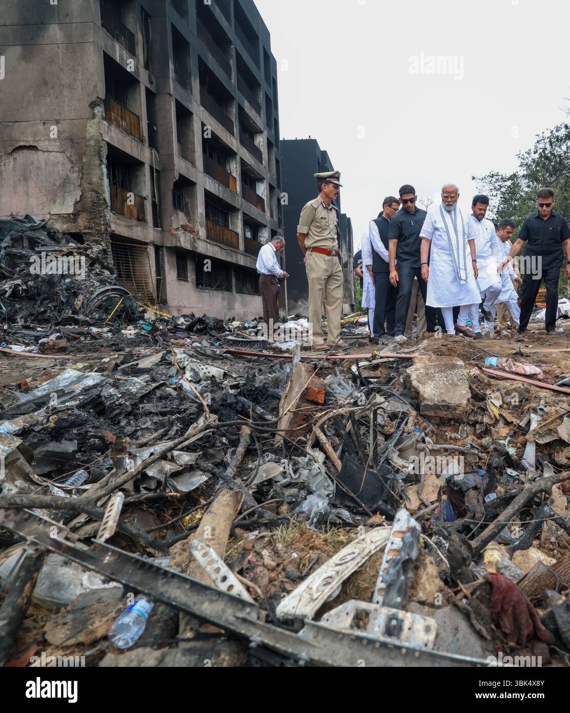 Ahmedabad, India. 13 June, 2025. Indian Prime Minister Narendra Modi ...