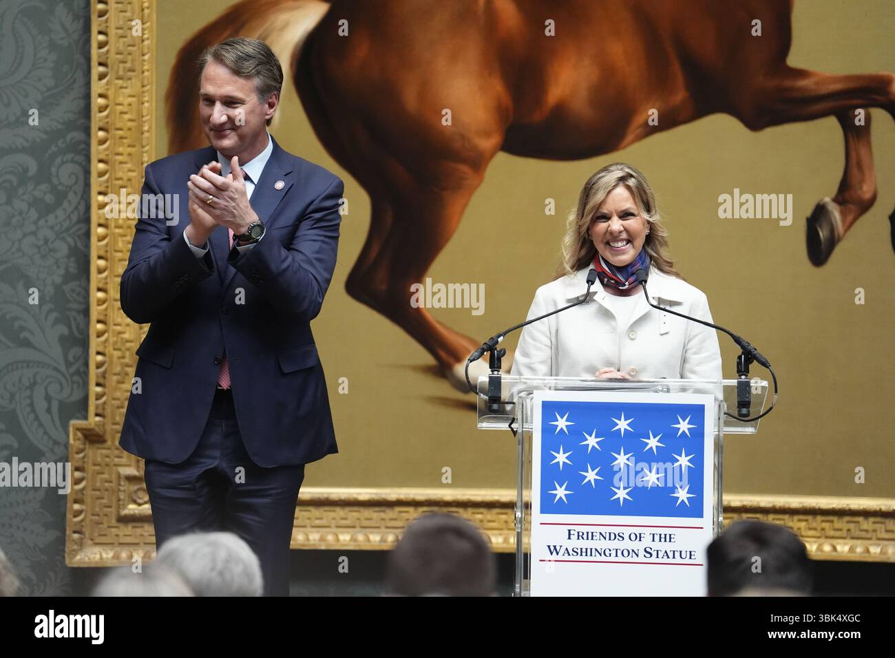 The Governor of Virginia, Glenn Youngkin and First Lady of Virginia ...