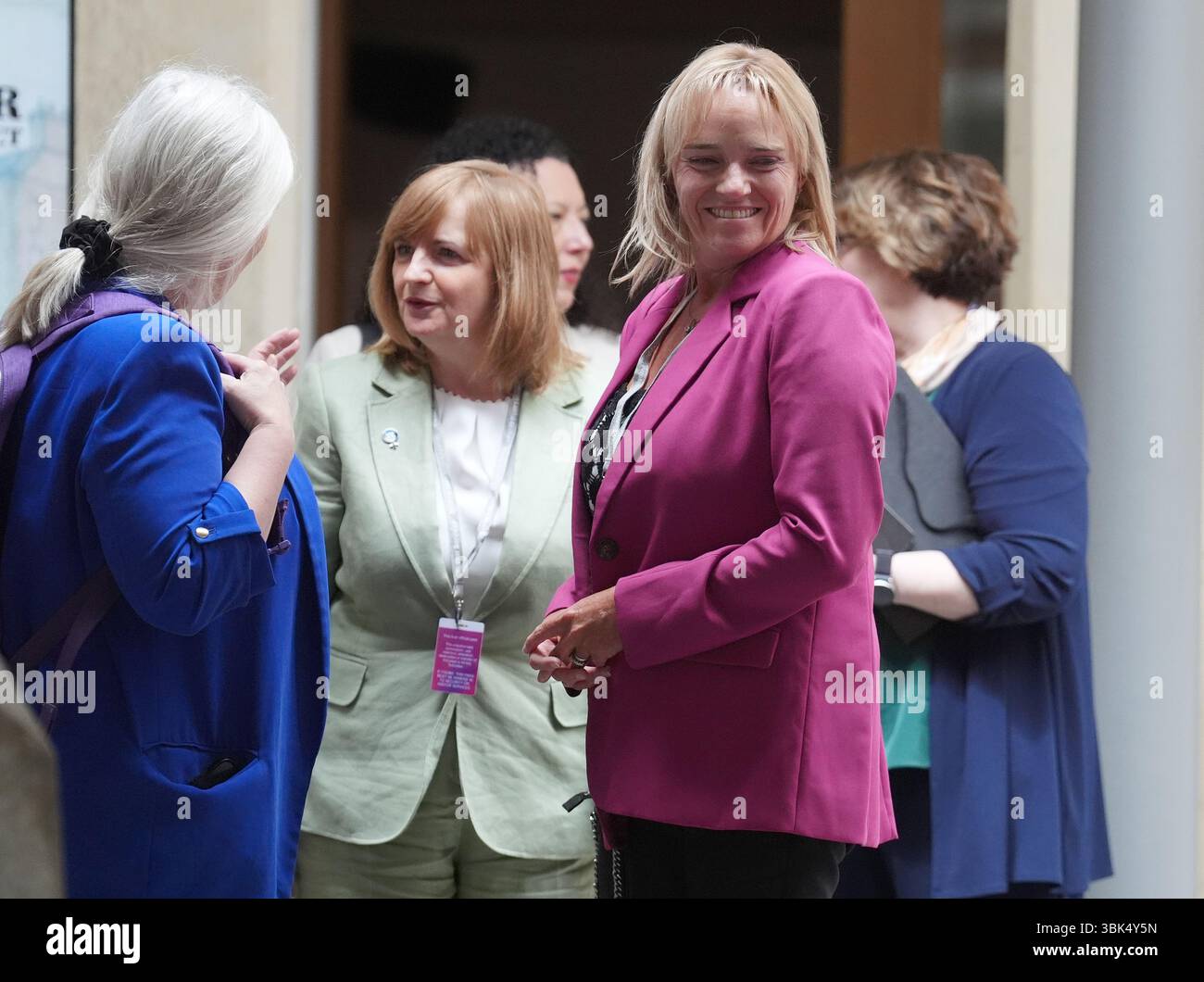 Nurse Sandie Peggie alongside Margaret Gribbon inside the Scottish ...