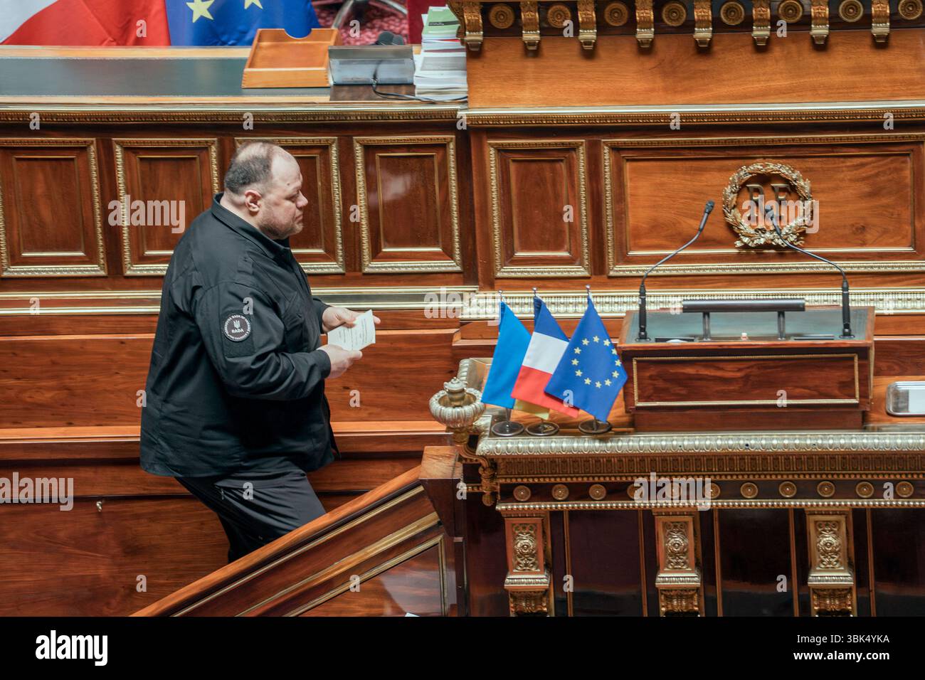 Chairman of the Verkhovna Rada of Ukraine Ruslan Stefanchuk addresses ...