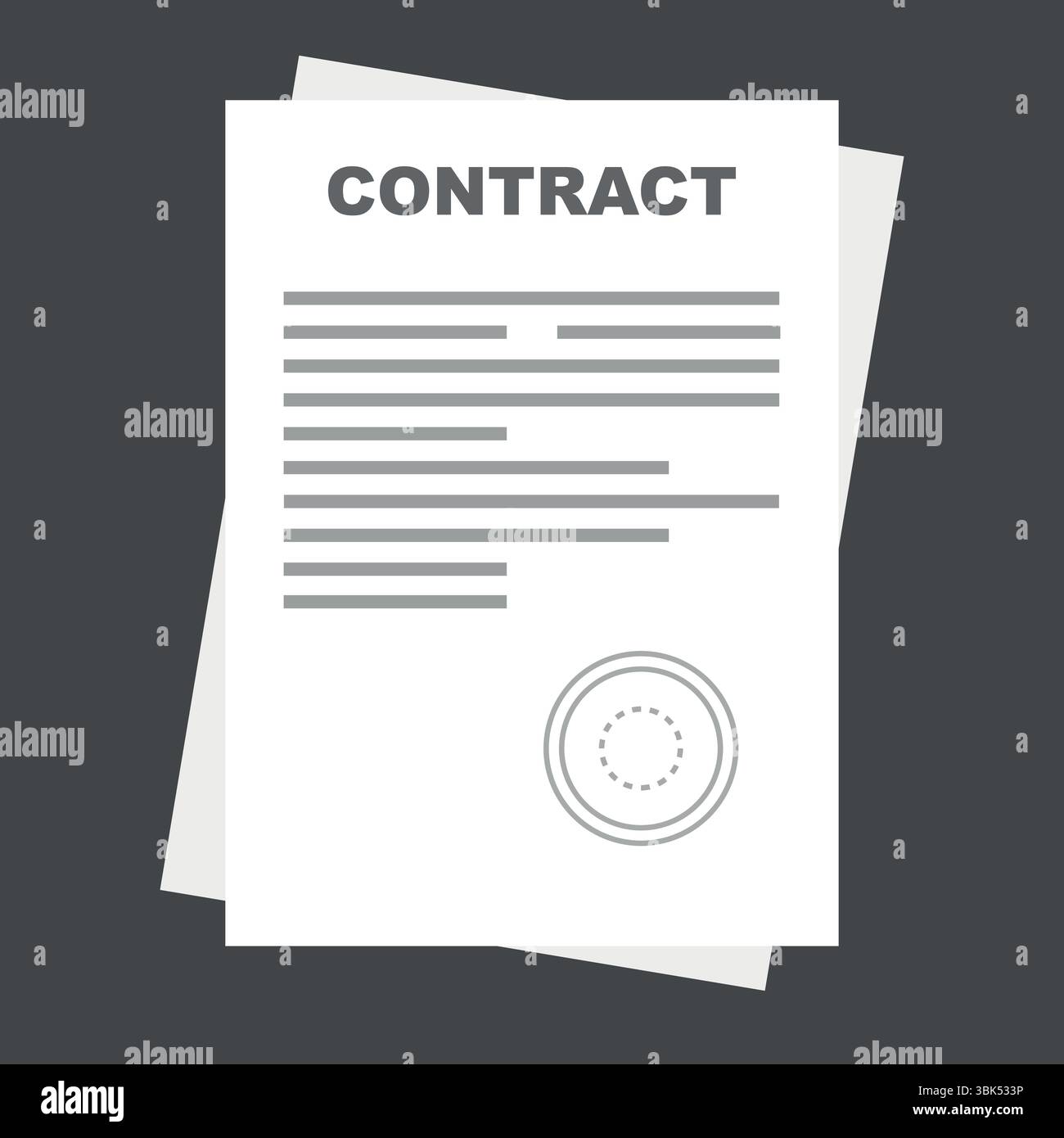 Employment contract cartoon hi-res stock photography and images - Alamy