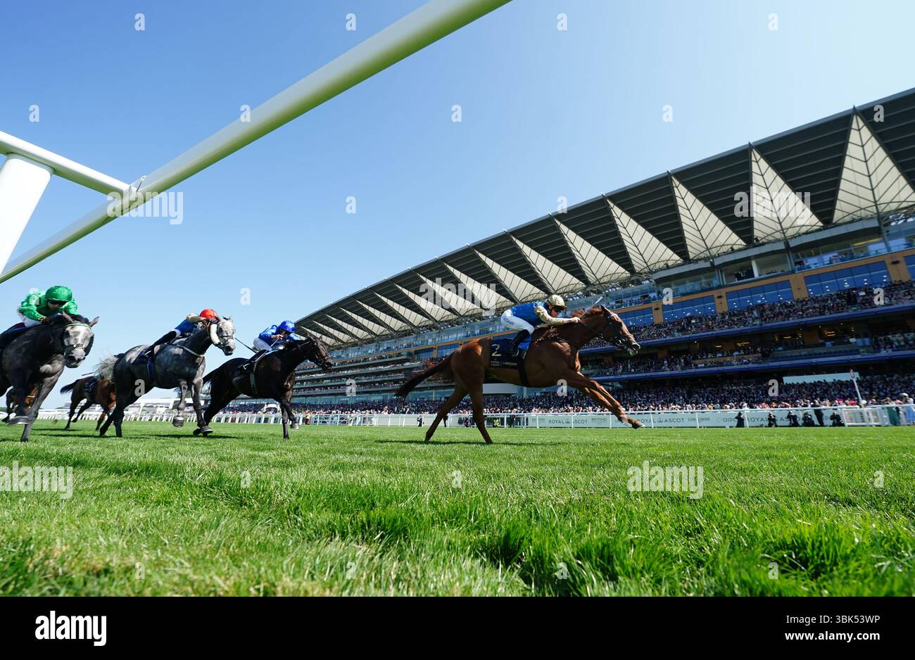Crimson Advocate ridden by James McDonald on their way to winning the ...