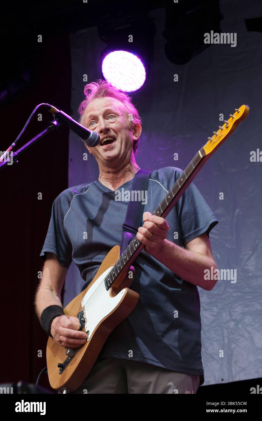 Bruce Watson of Big Country at Weyfest festival, Tilford, Surrey, UK ...