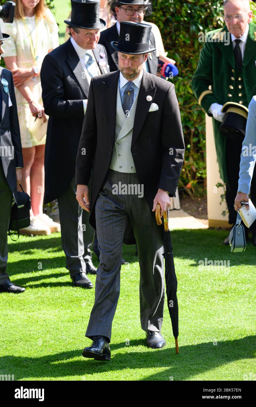 London, UK. June 18th, 2025. The Prince of Wales attending Day Two of ...