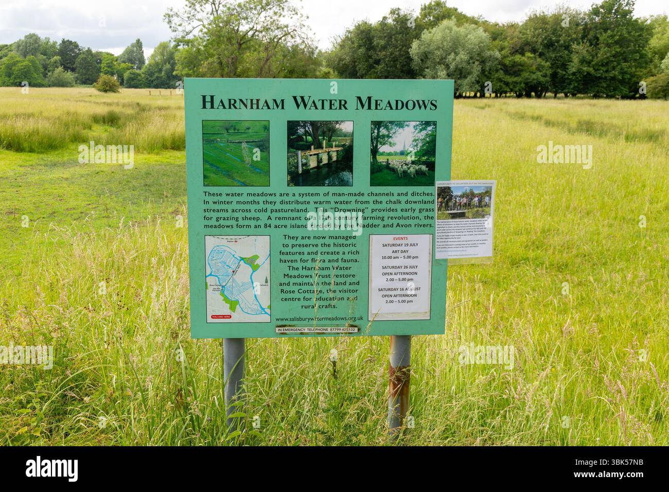Flood meadows information hi-res stock photography and images - Alamy