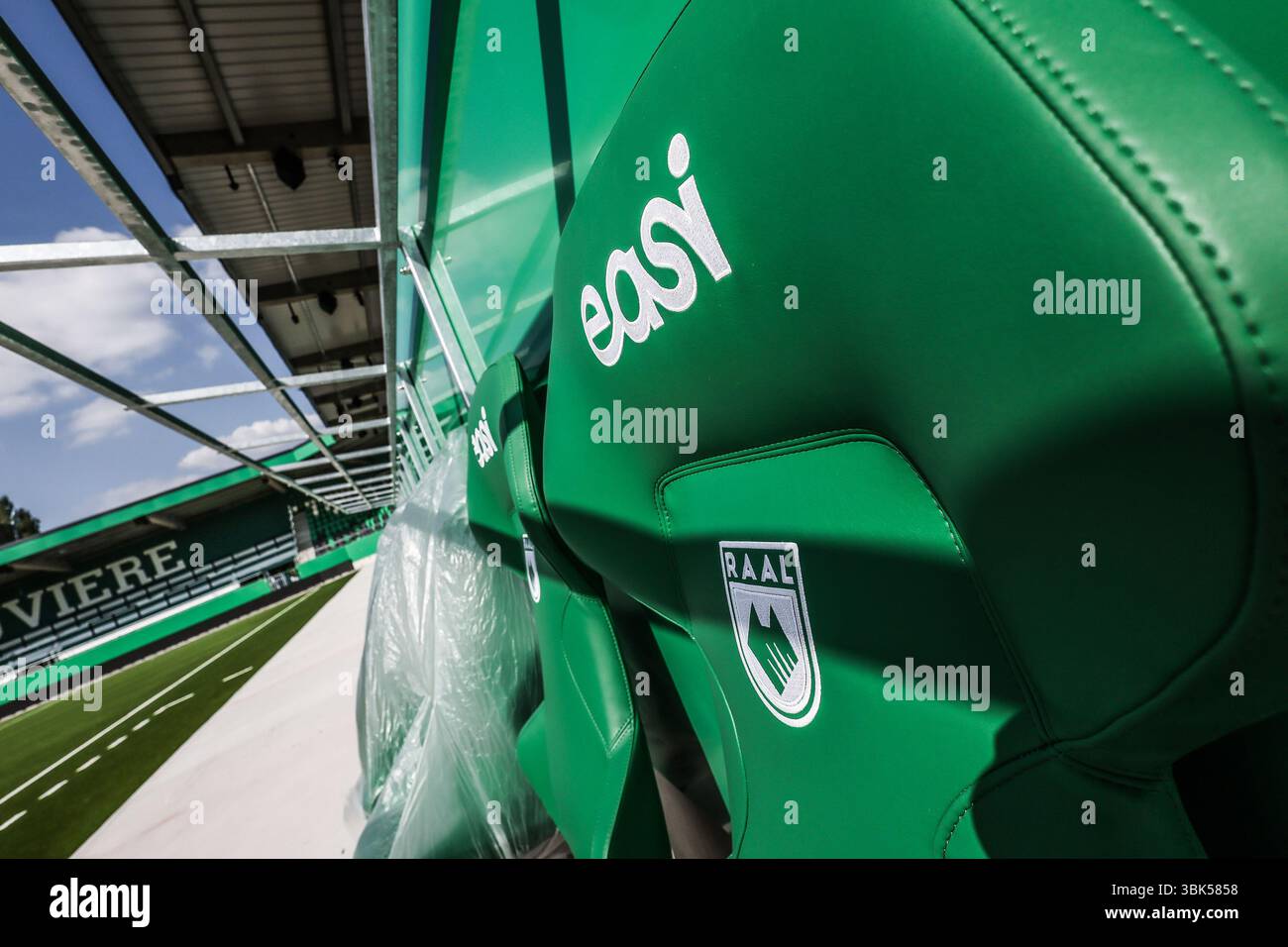 La Louviere, Belgium. 18th June, 2025. The Easi Arena stadium pictured ...