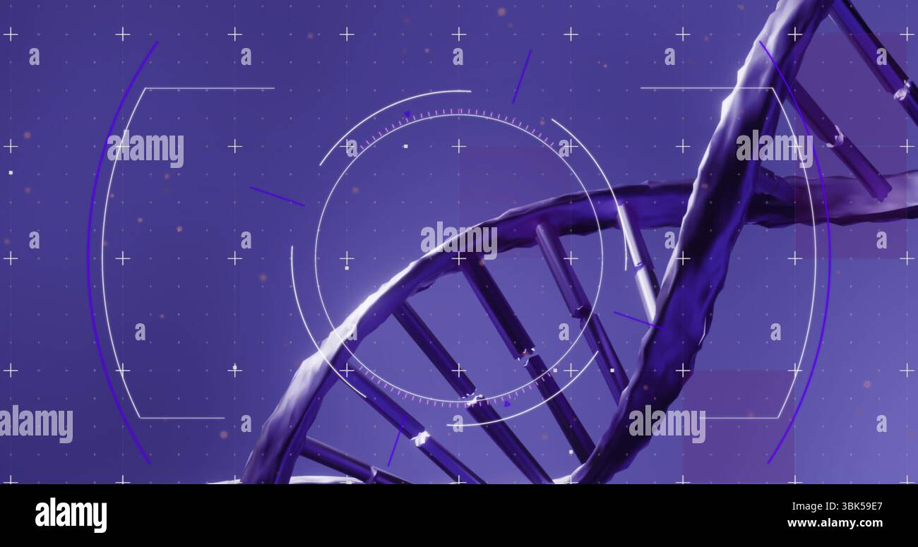 Displaying glowing dna double hi-res stock photography and images - Alamy