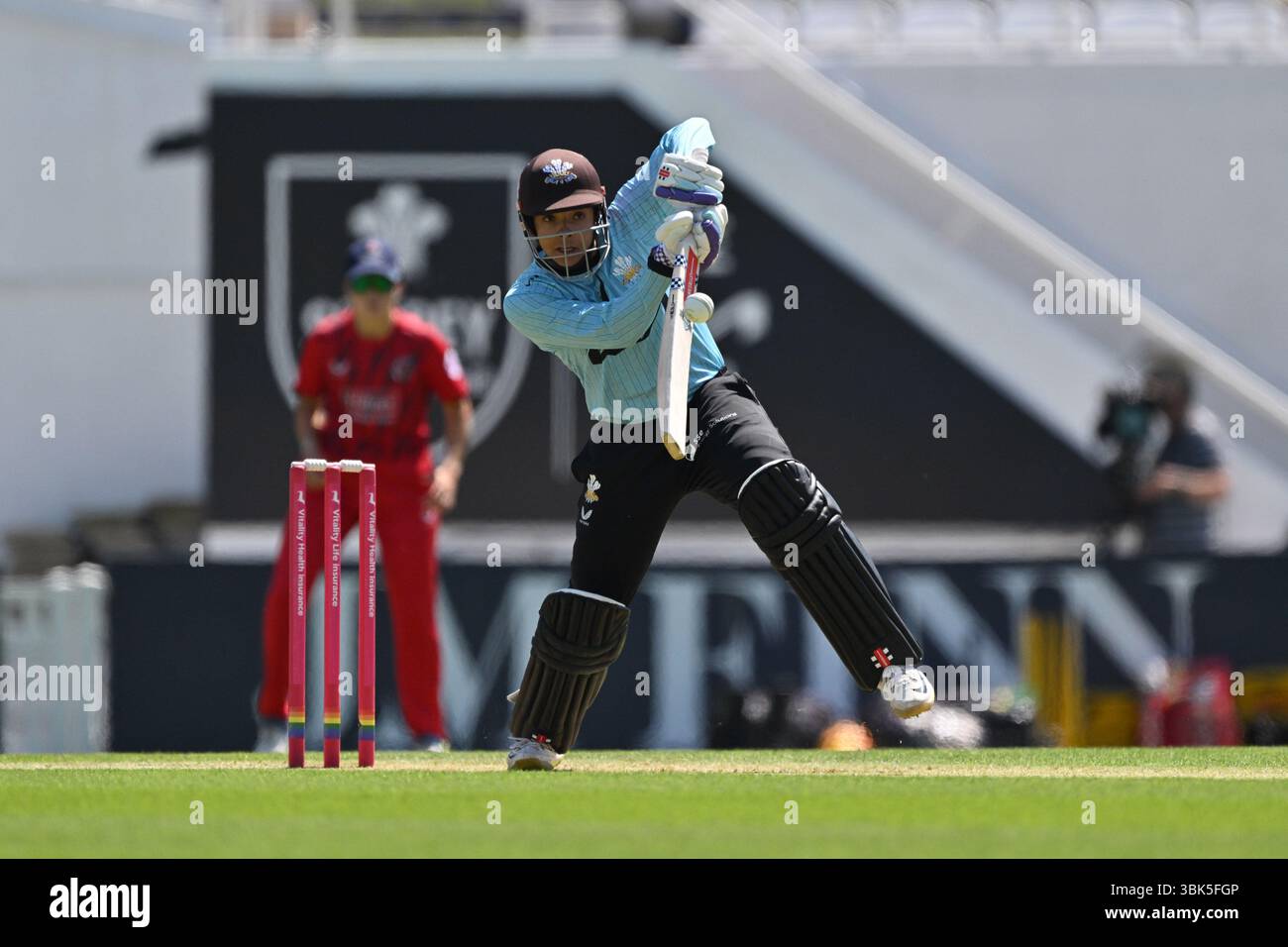 London, England 18th June, 2025 Sophia Dunkley of Surrey Women during ...