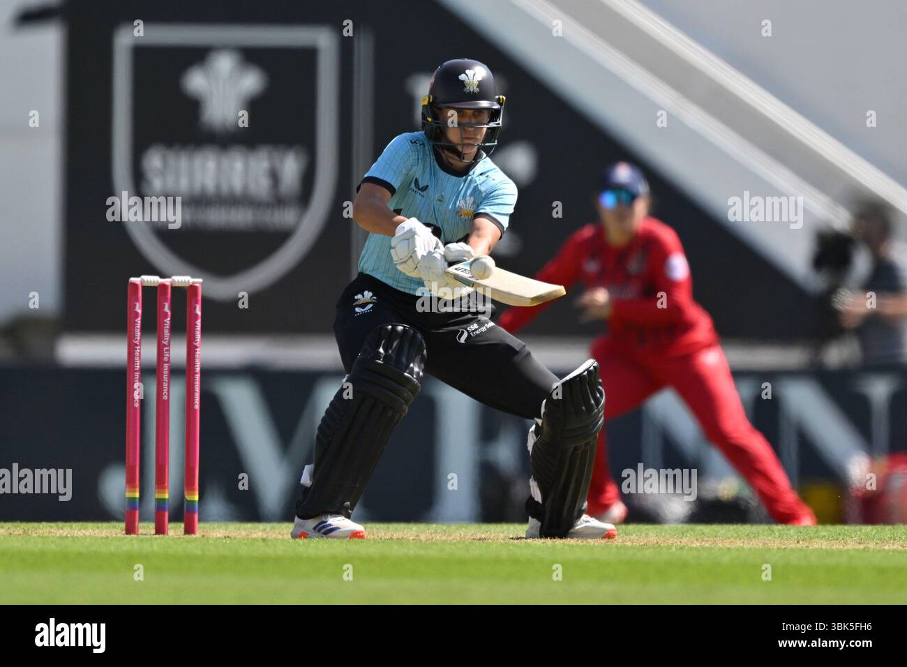 London, England 18th June, 2025 Tash Farrant of Surrey Women during the ...