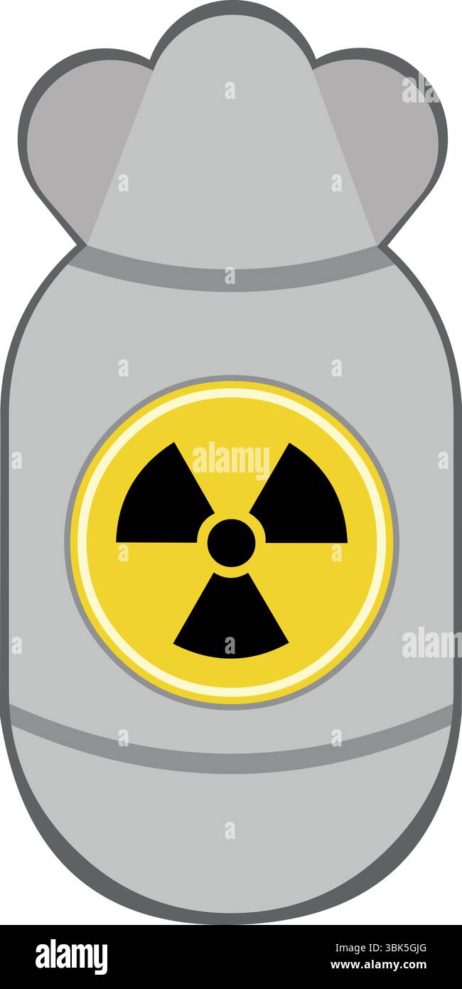 Illustration atomic weapon radiation Stock Vector Images - Alamy