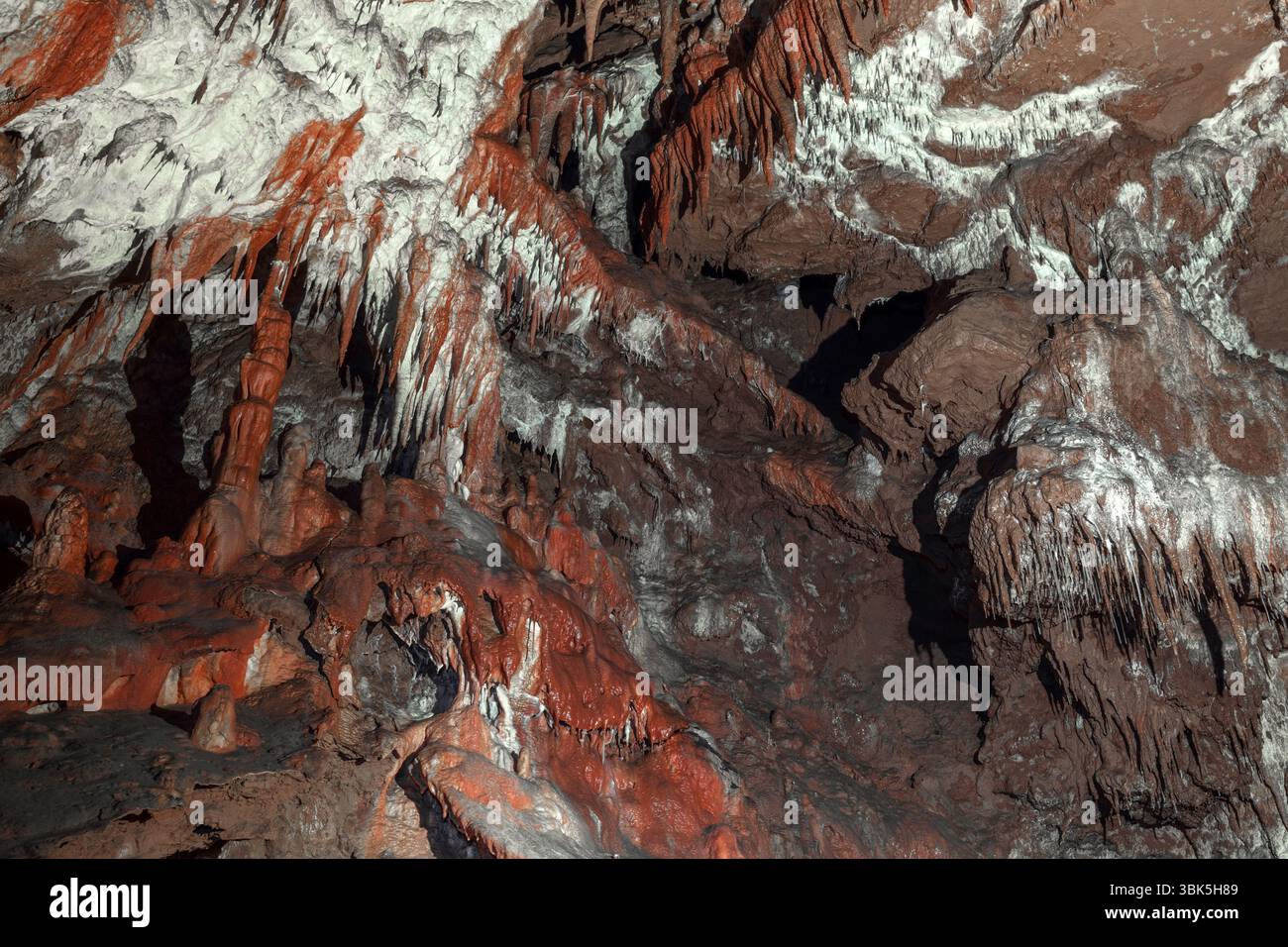 Underground cave texture closeup photo with limestone Stock Photo - Alamy