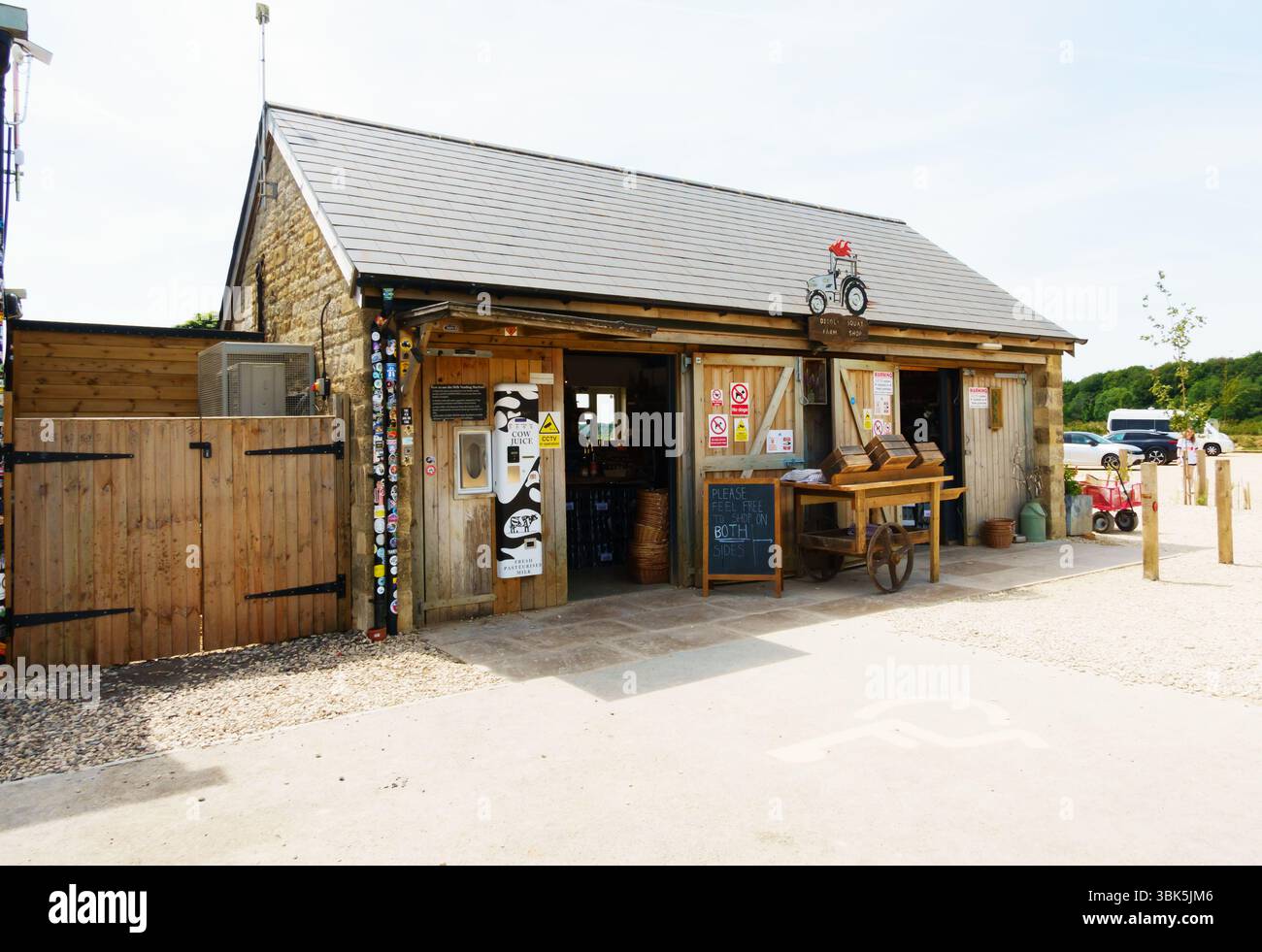 Jeremy Clarkson's Diddly Squat farm shop as seen on the Amazon Prime reality tv documentary ...