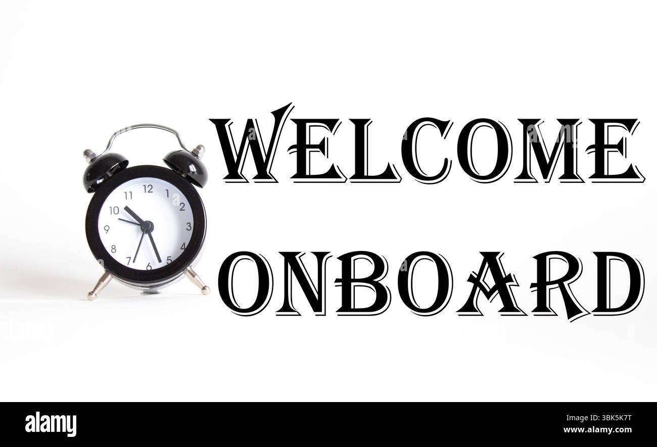 Welcome onboard symbol. Concept words Welcome onboard on Beautiful ...