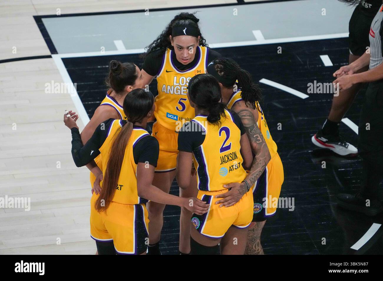 Las Vegas, United States. 11th June, 2025. LA Sparks forward Dearica ...