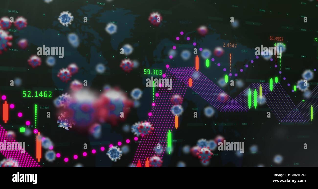 Stylized line chart floating over hi-res stock photography and images ...
