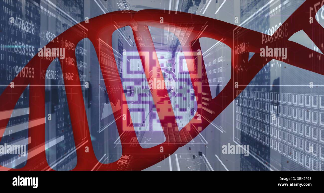 High tech dna matrix digital hi-res stock photography and images - Alamy
