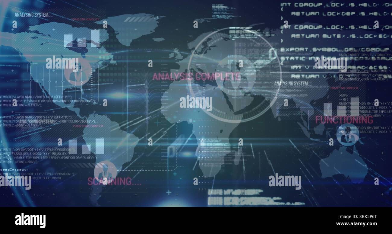 Animation digital interface data analytics hi-res stock photography and images - Alamy