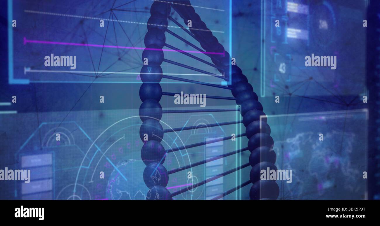 Floating translucent dna helix hi-res stock photography and images - Alamy