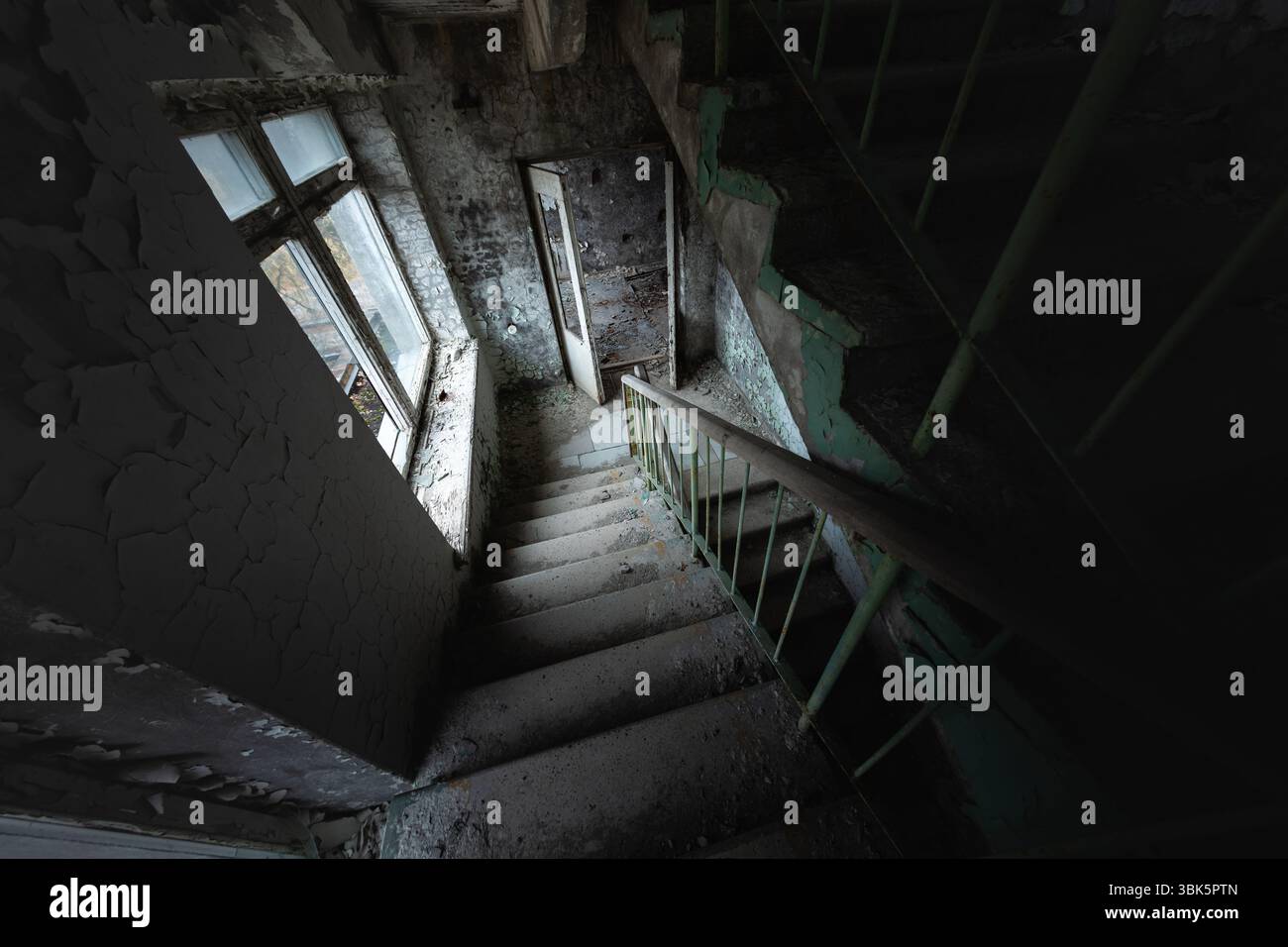 Shot old staircase hi-res stock photography and images - Alamy