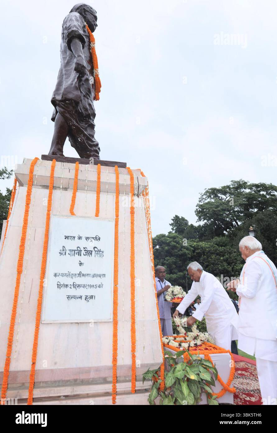 New Delhi, India. 18th June, 2025. PATNA, INDIA - JUNE 18: Bihar Chief Minister Nitish Kumar ...