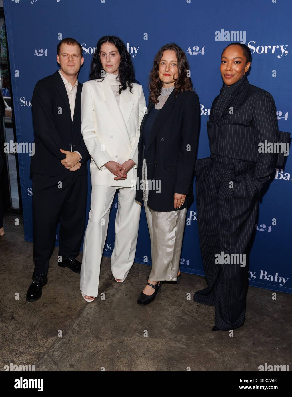 June 17, 2025, New York, Ny, United States: Lucas Hedges, Eva Victor ...