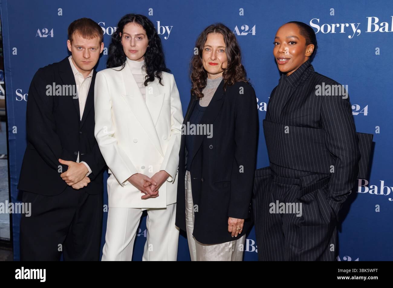 June 17, 2025, New York, Ny, United States: Lucas Hedges, Eva Victor ...