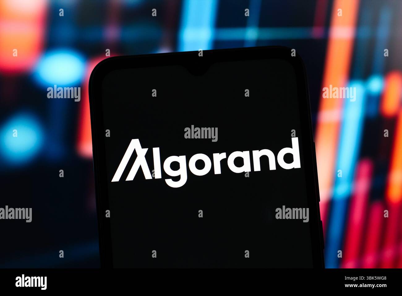 Canada. 18th June, 2025. In this photo illustration, the Algorand logo ...