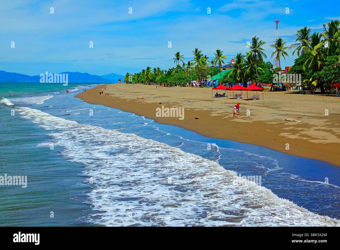 Puntarenas Costa Rica Central America Cruise port on the Gulf of Nicoya ...
