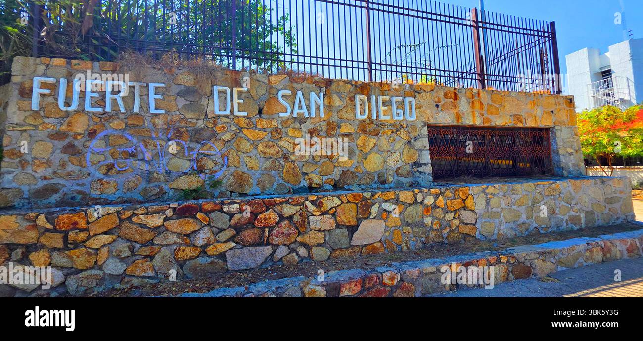 Fort of San Diego Historic Museum Acapulco Mexico Guerrero Pacific ...