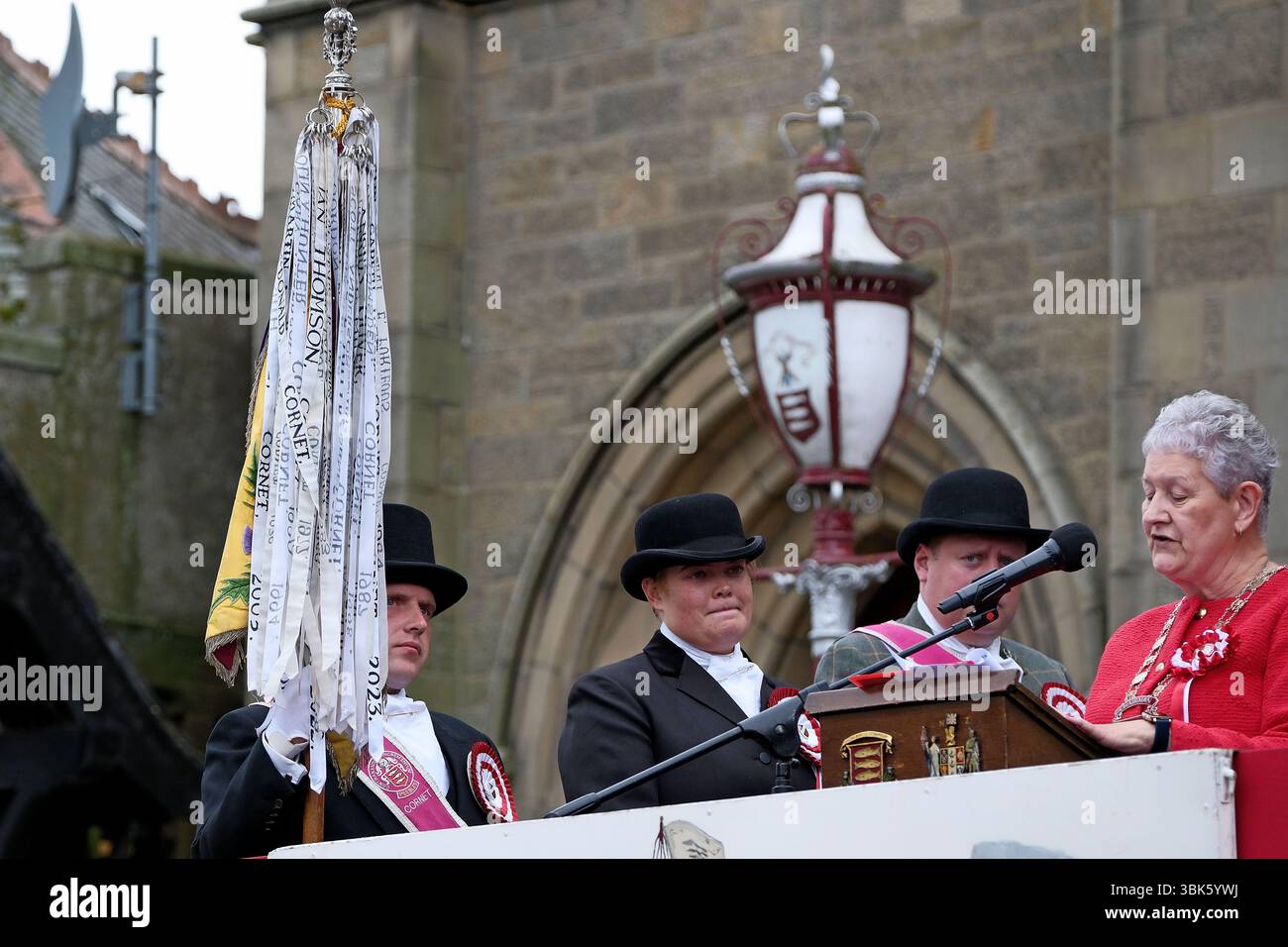 Peebles, UK. 18th June, 2025. Wednesday 18 June 2025 Peebles Beltane ...