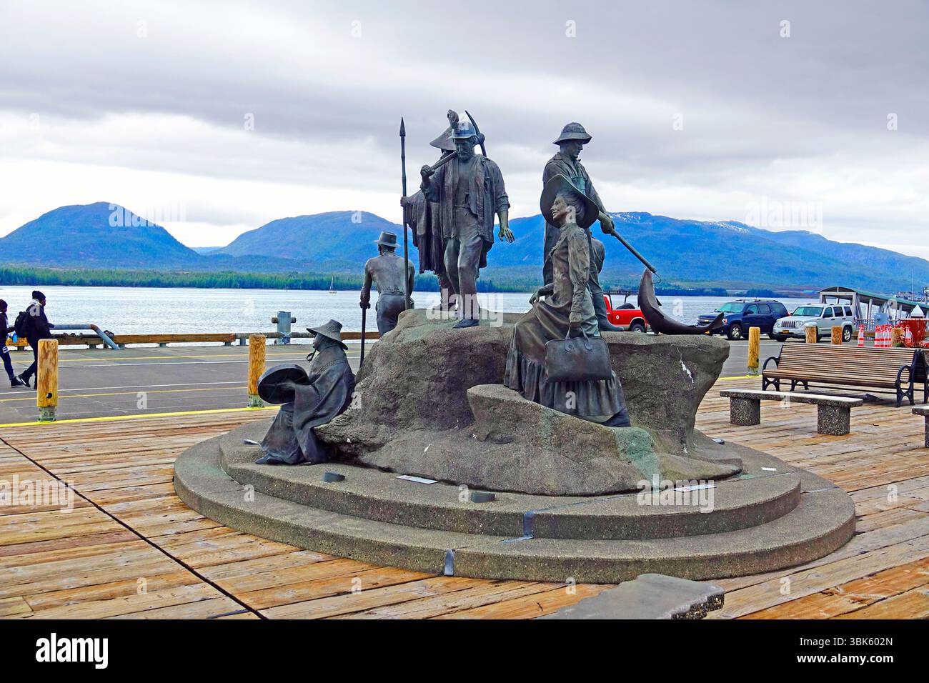 Sculpture The Rock Ketchikan Alaska First City Salmon Capital Inside ...