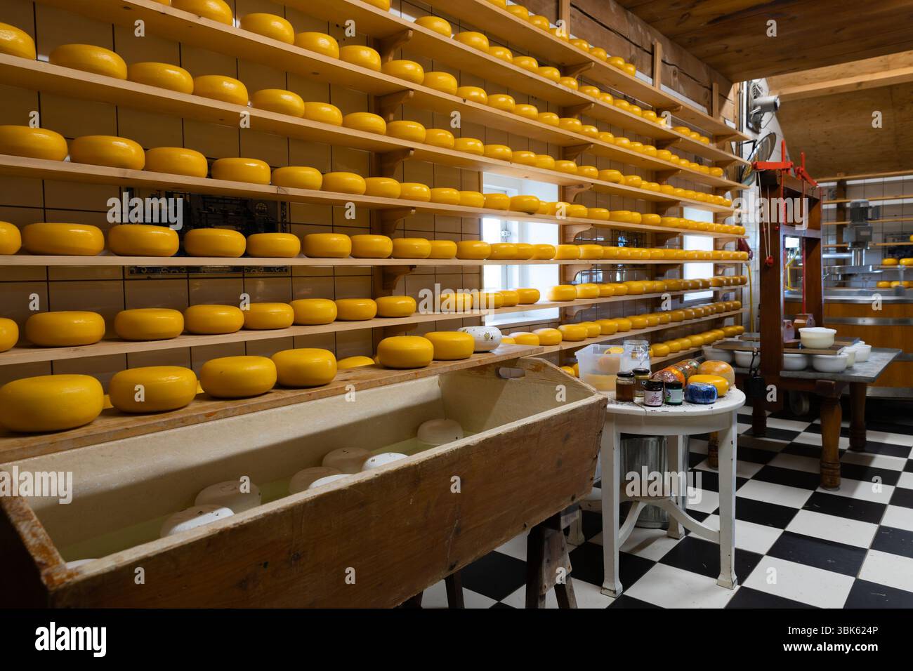 Production cheese in factory hi-res stock photography and images - Alamy