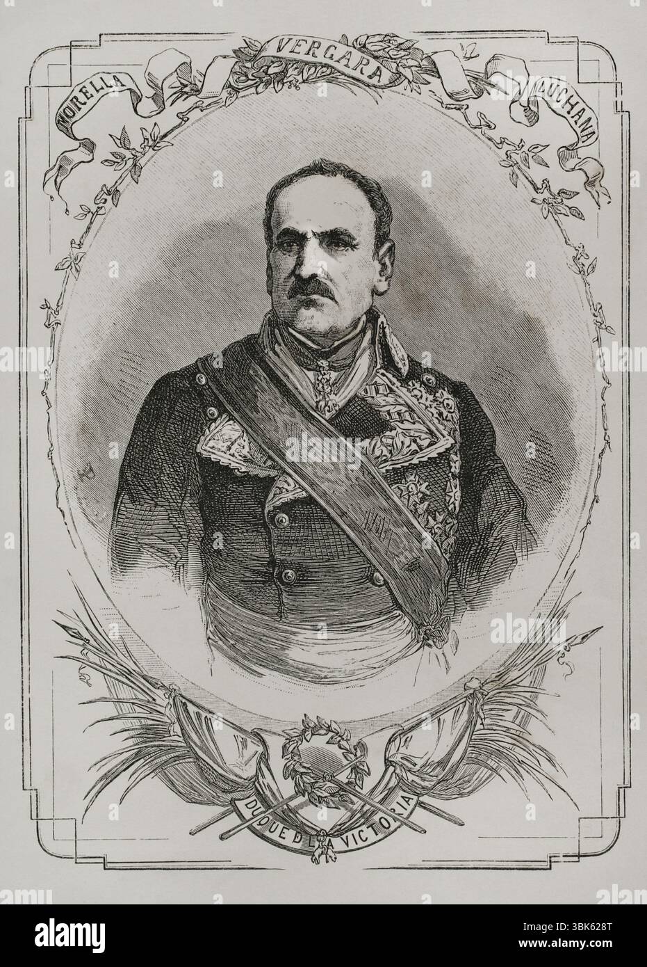 Joaquin Baldomero Fernandez-Espartero Alvarez de Toro (1793-1879), called Baldomero Espartero ...