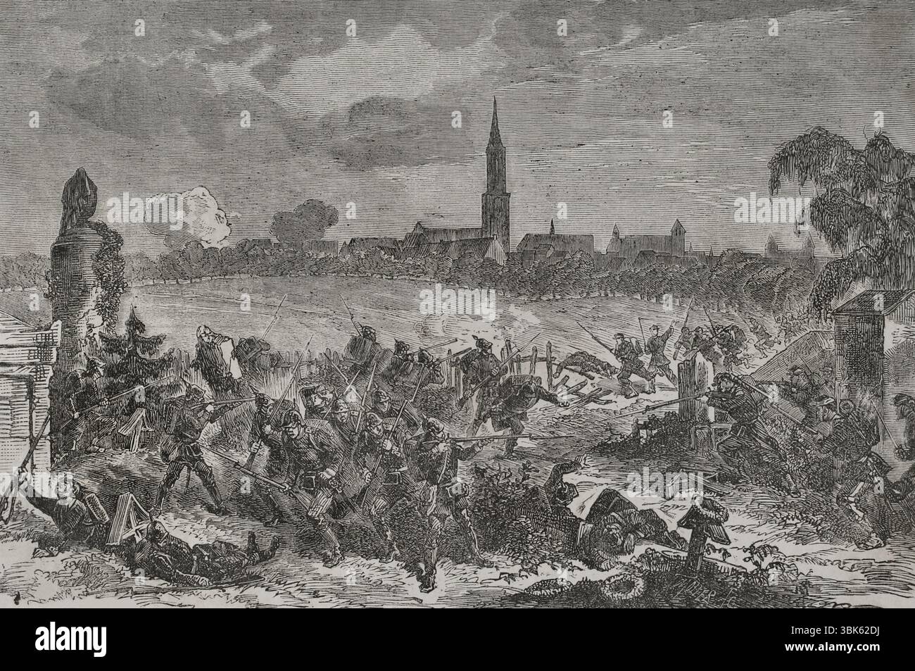 Franco-Prussian War (1870-1871). Siege of Strasbourg (15 August-28 ...