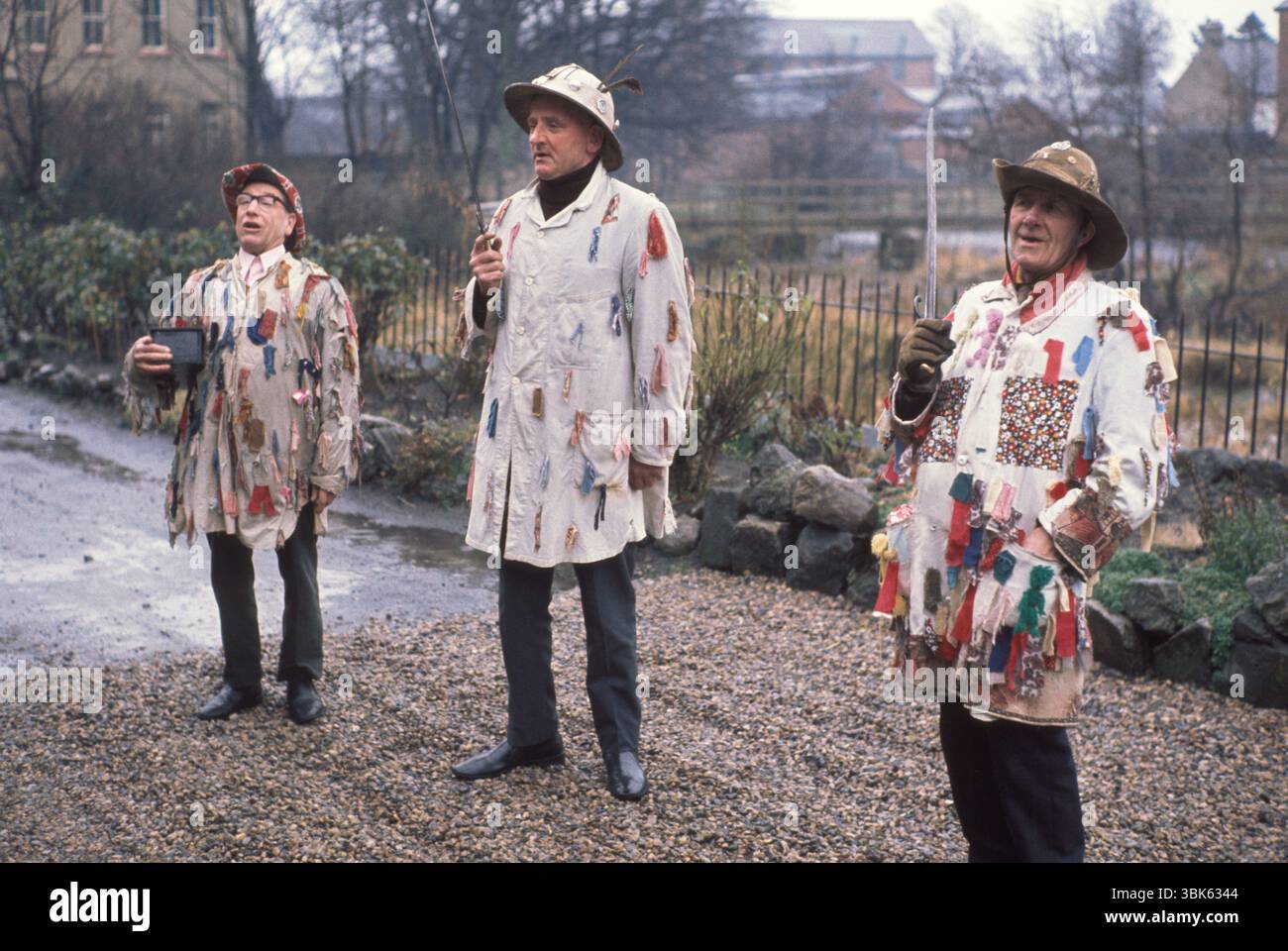 Christmas in England, the Boxing Day traditional Ripon Sword Dance play ...