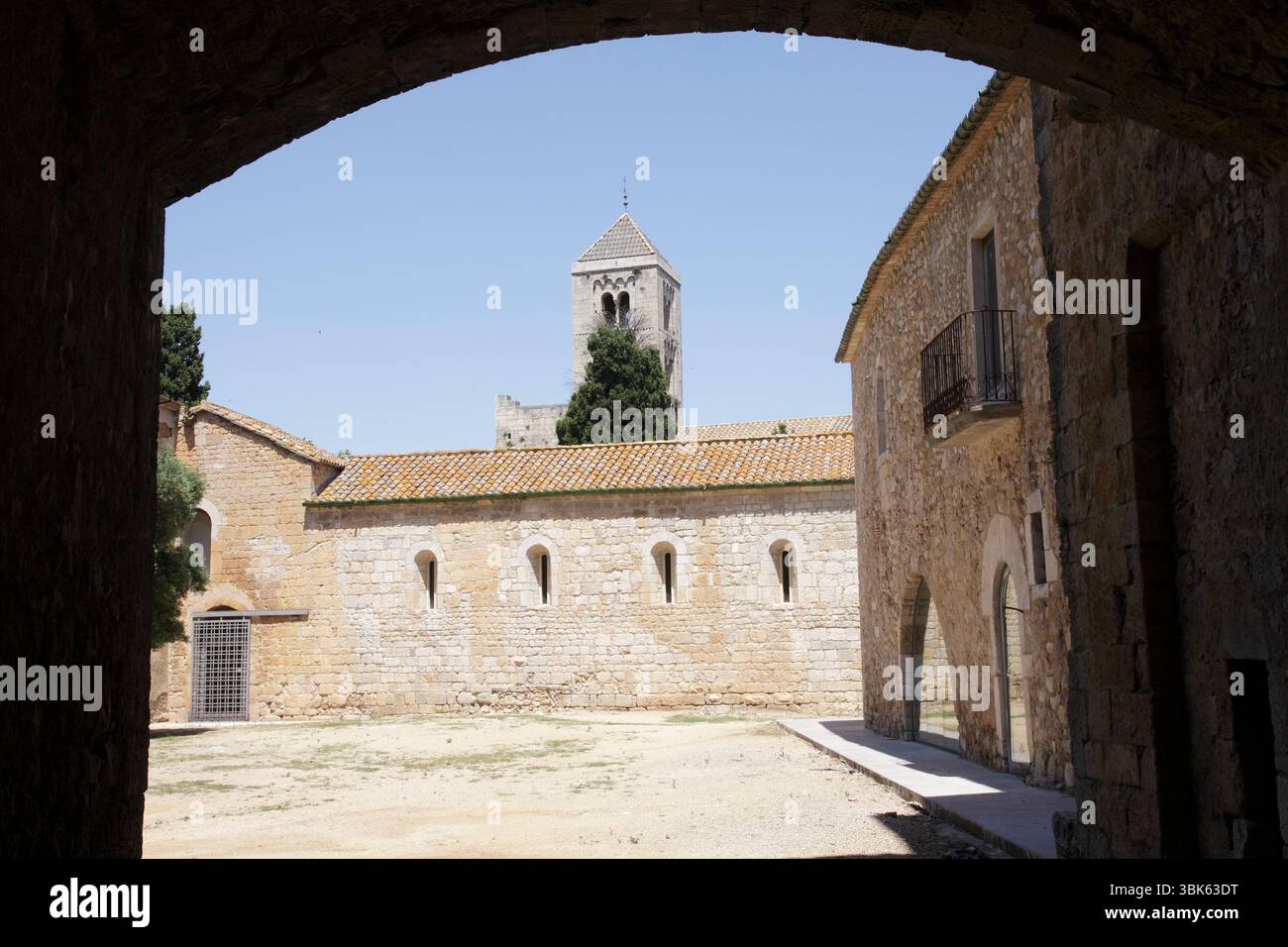 Interior at bell tower Stock Photo - Alamy