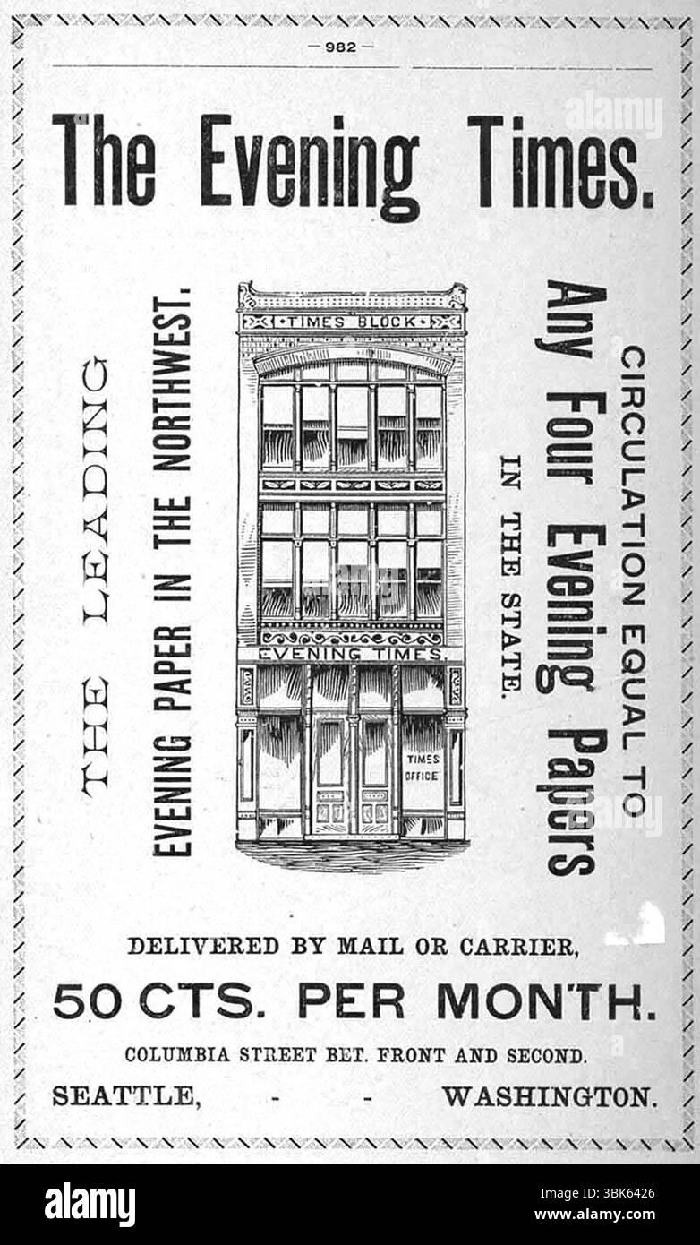 The evening times Black and White Stock Photos & Images - Alamy