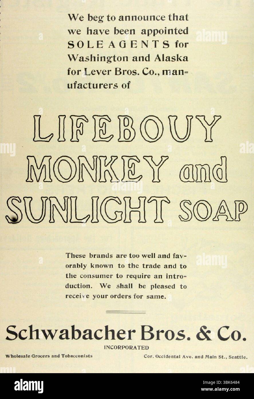Sunlight soap advert hi-res stock photography and images - Alamy