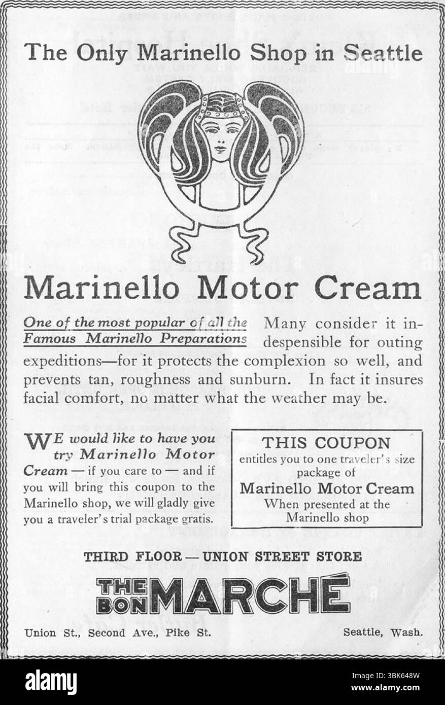 Early motor ad hi-res stock photography and images - Alamy