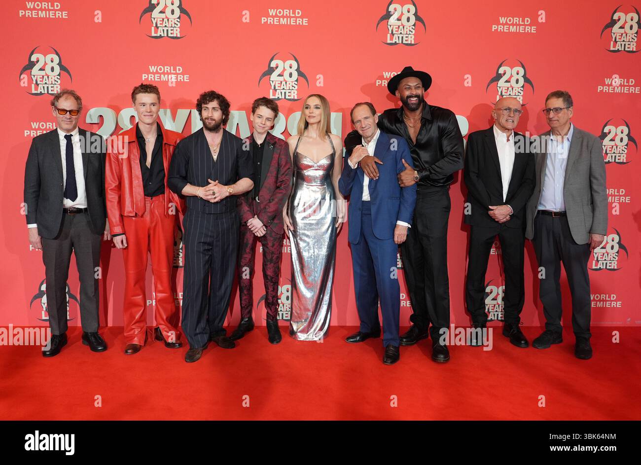 (left to right) Sanford Panitch, Edvin Ryding, Aaron Taylor-Johnson ...