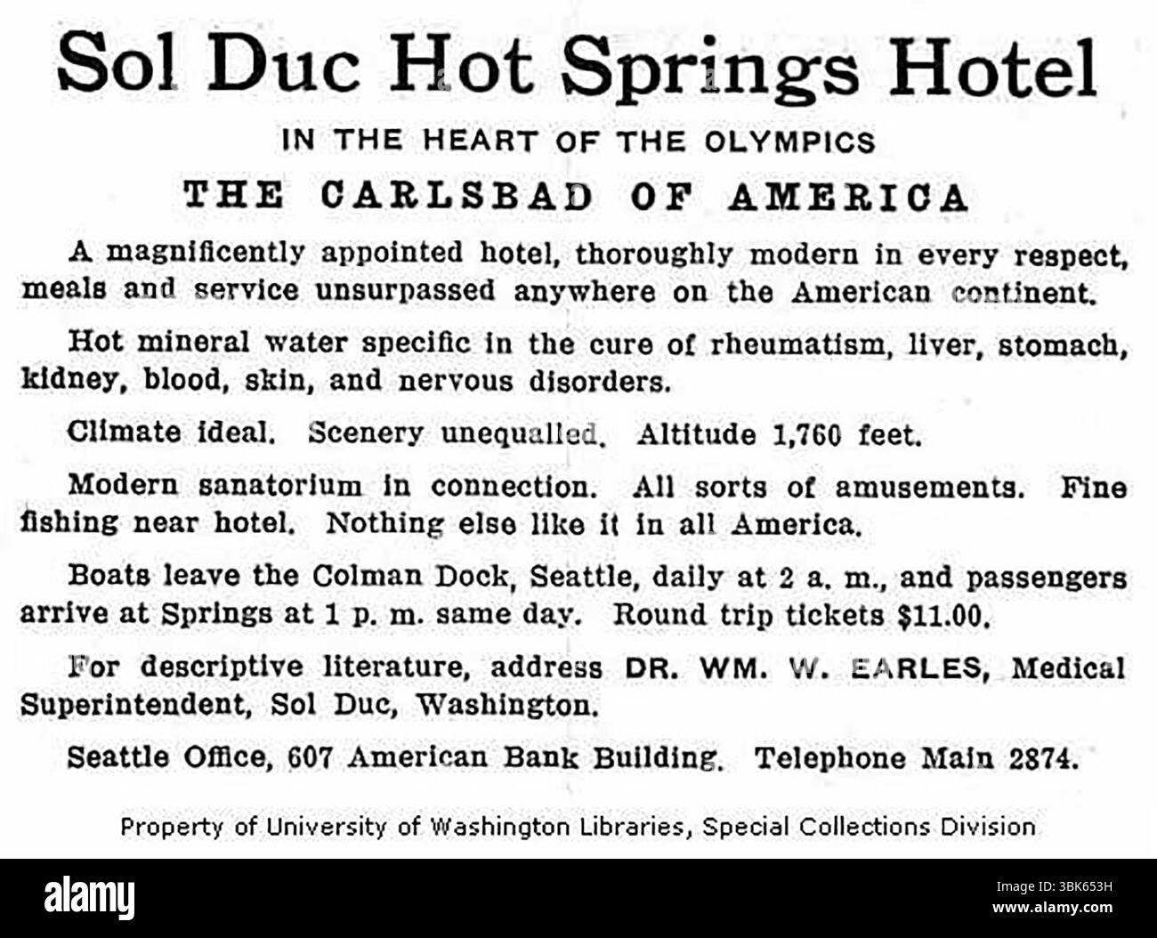 Hot springs hotel and spa Cut Out Stock Images & Pictures - Alamy