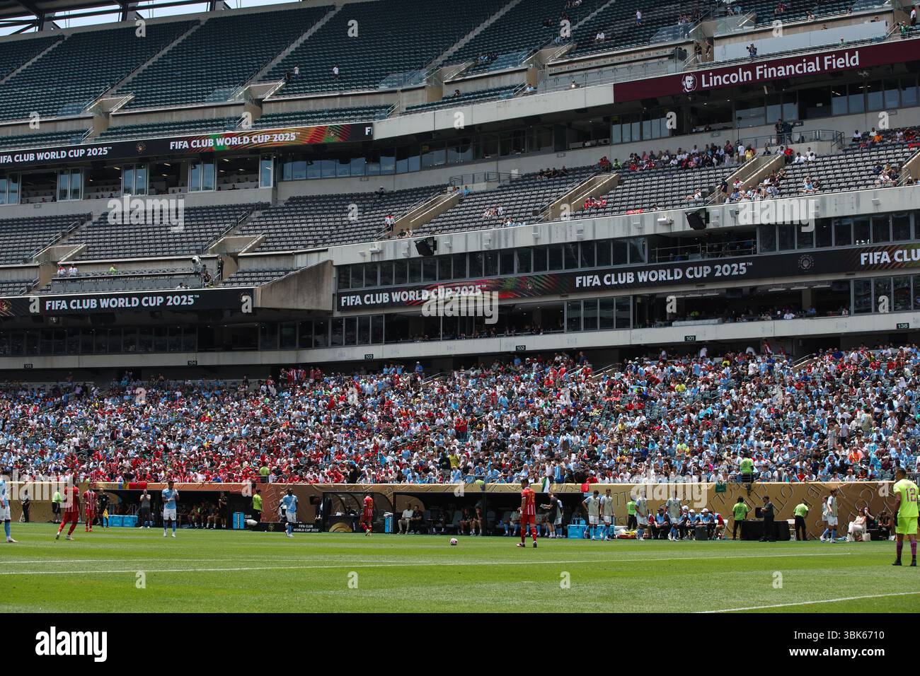 PHILADELPHIA, USA - 18th June 2025: Empty seats seen in the upper tiers ...