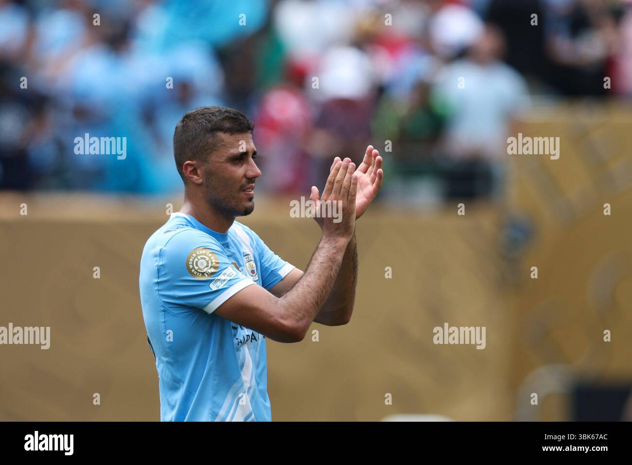 PHILADELPHIA, USA - 18th June 2025: Rodri of Manchester City applauds ...