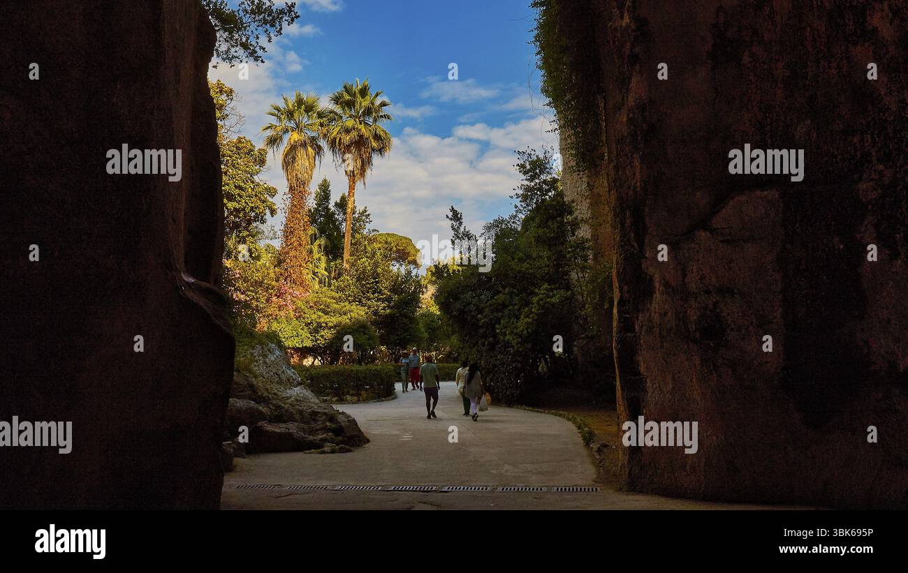 Walking through cave in southern hi-res stock photography and images ...