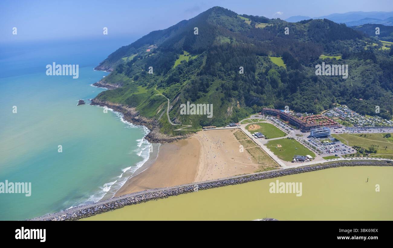 Aerial view captures stunning beach hi-res stock photography and images ...