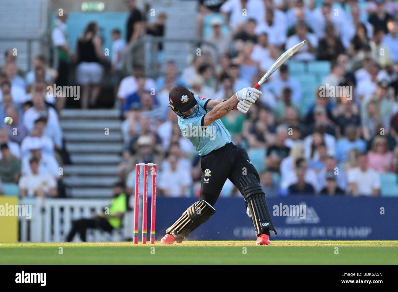 London, England 18th June, 2025 Tom Curran of Surrey during the ...