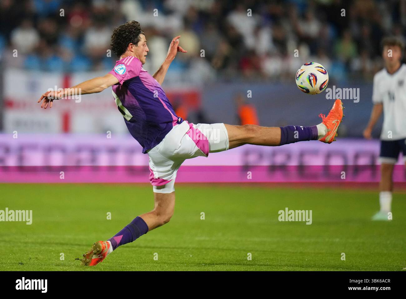 Germany's Merlin Rohl kicks the ball during the group B European U-20 ...