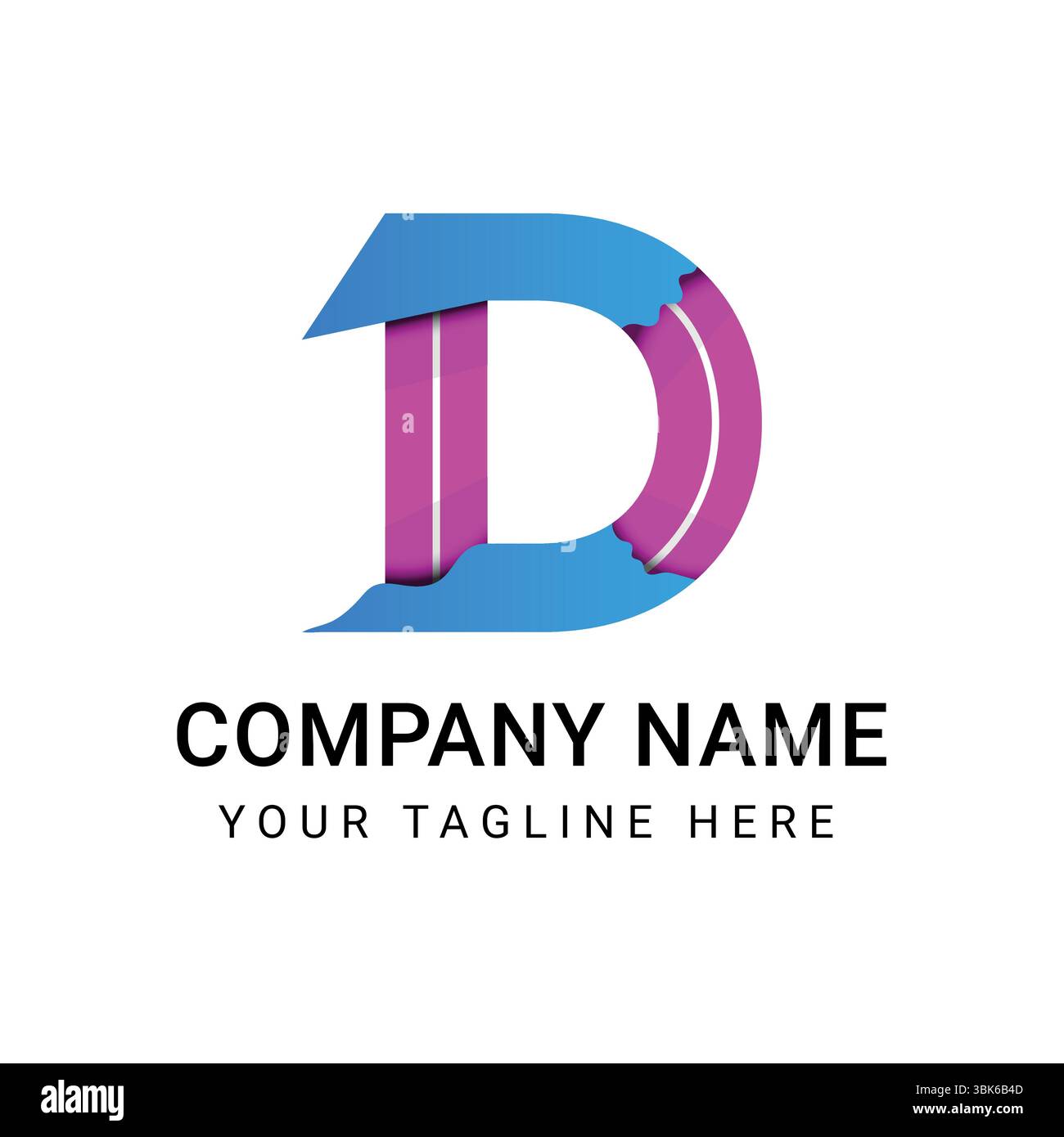 Dual letter logo Stock Vector Images - Alamy