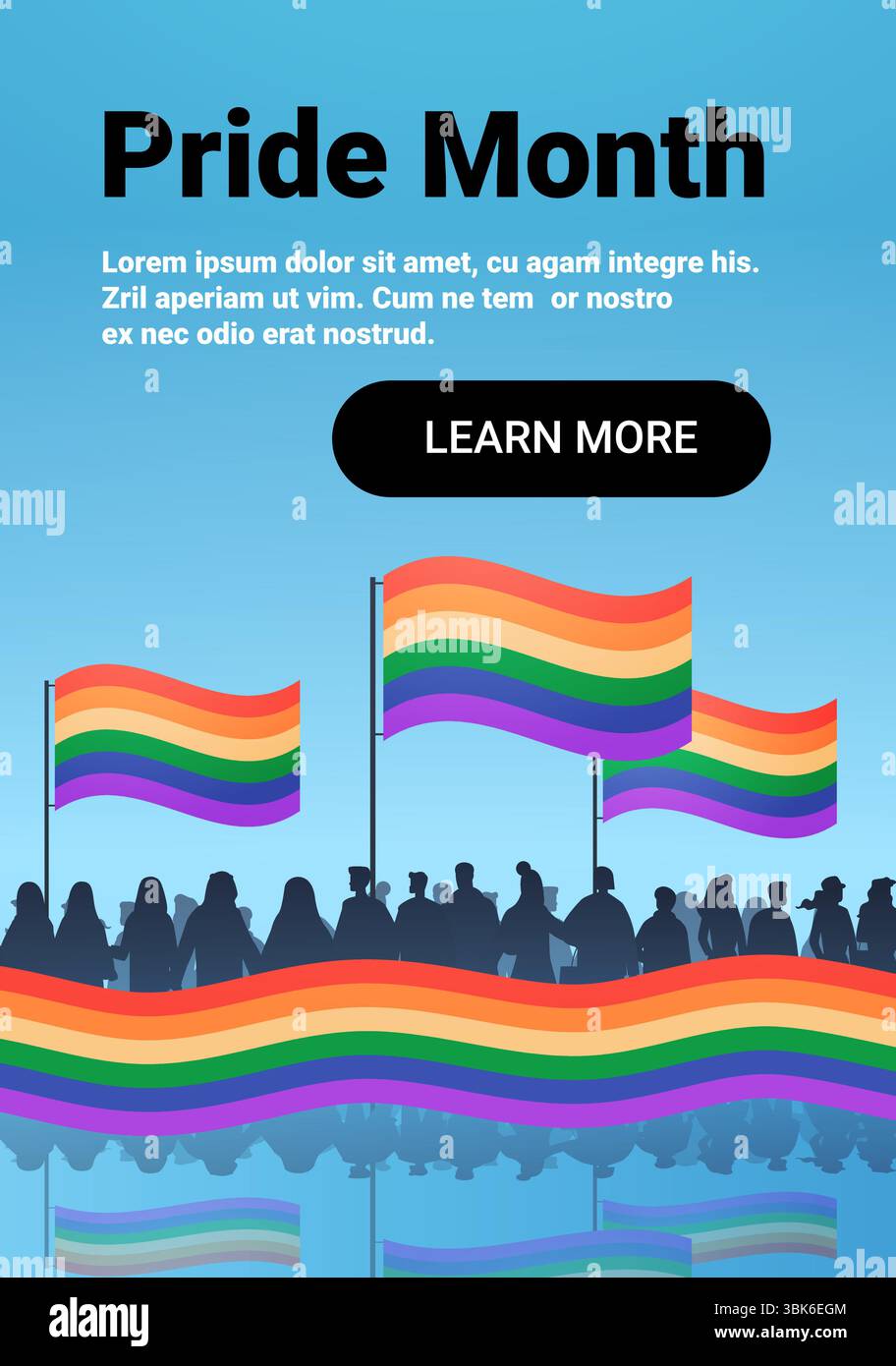 Pride unity parade Stock Vector Images - Alamy